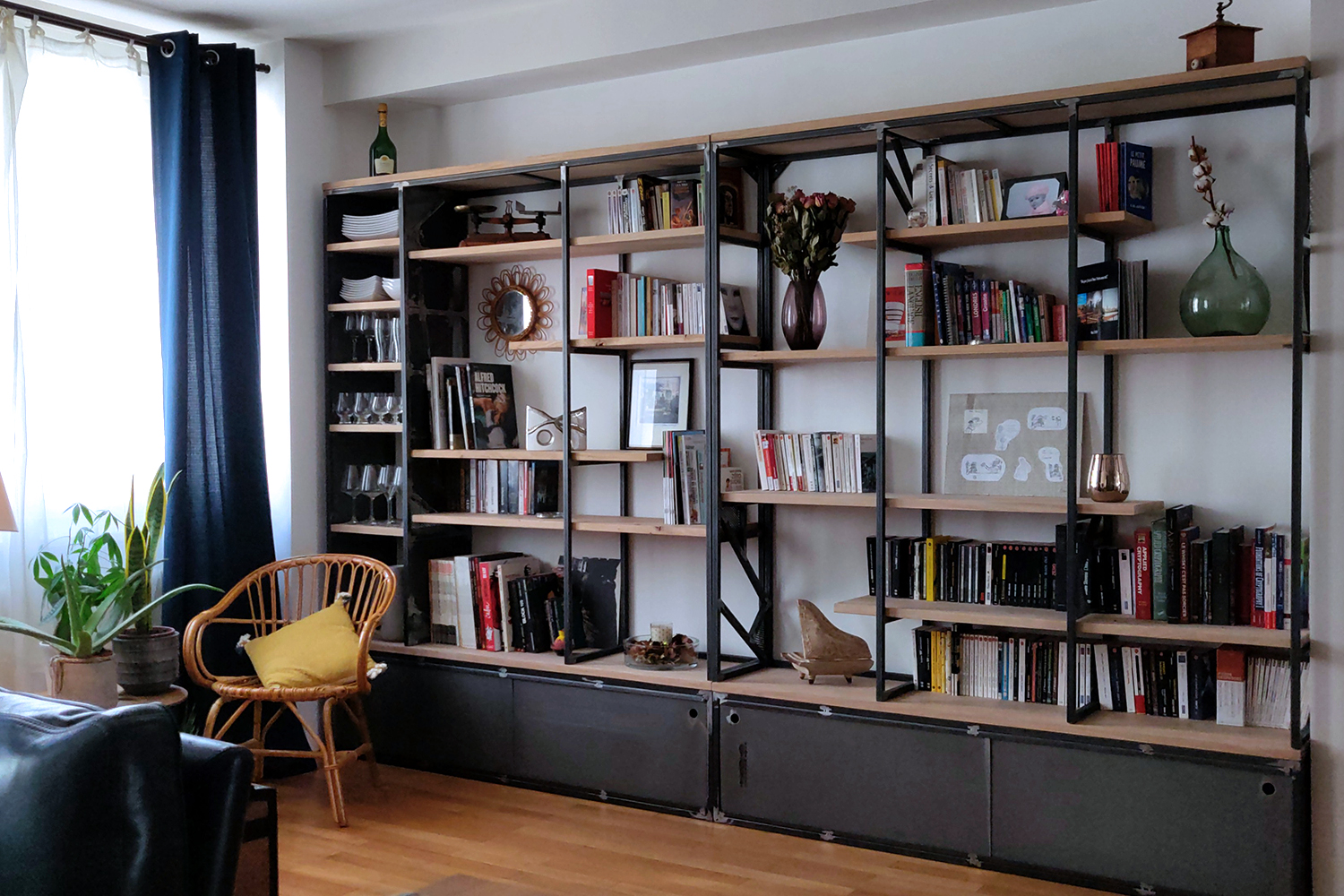 > Acheter Bibliothèque sur mesure | L'Atelier Urbain | Lyon